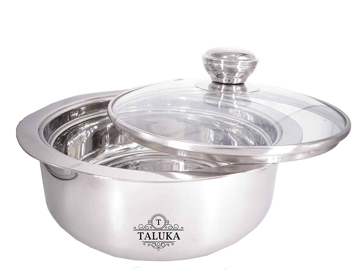 Copper casserole, copper casserole with glass lid, casserole, copper ...